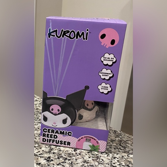 Sanrio | Accents | Kuromi Ceramic Reed Diffuser Hello Kitty And Friends ...